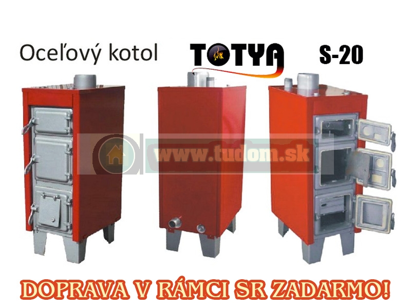 ceľový kotol na drevo a uhlie Kotol-TOTYA S-20 (20 kW) - Vchodové dvere ...